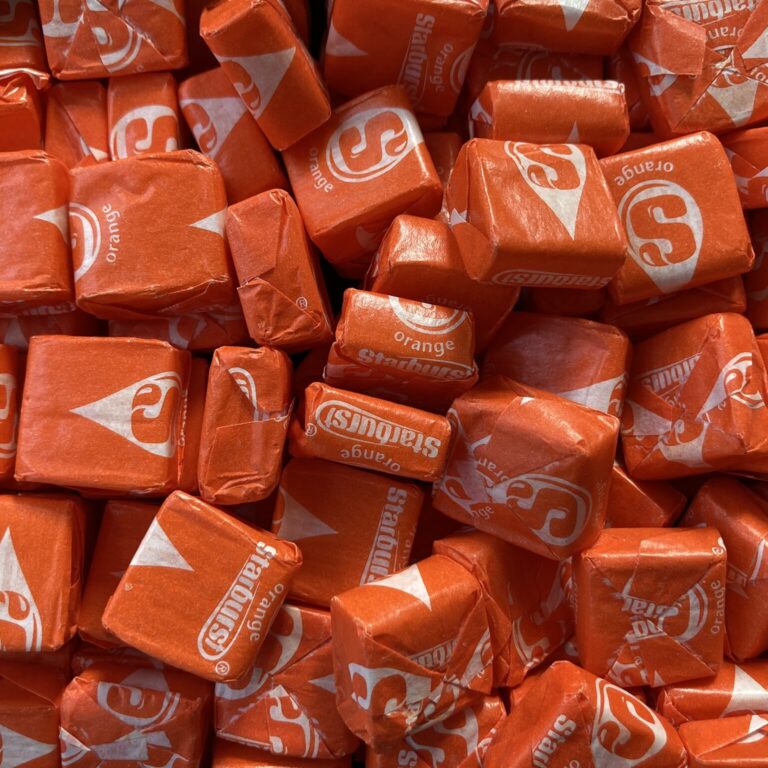 All Orange Starburst Candy - VillageCandyShop.com